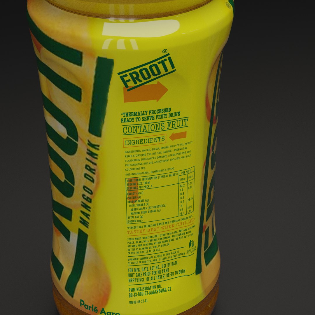 Frooti 3D Model - TurboSquid 2370018