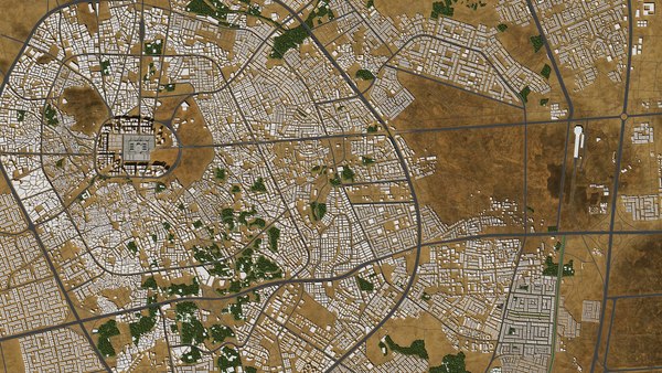 Al Madinah Al Munawara - Al-Masjid Al-Nabawi - Urban 3D-Modell ...