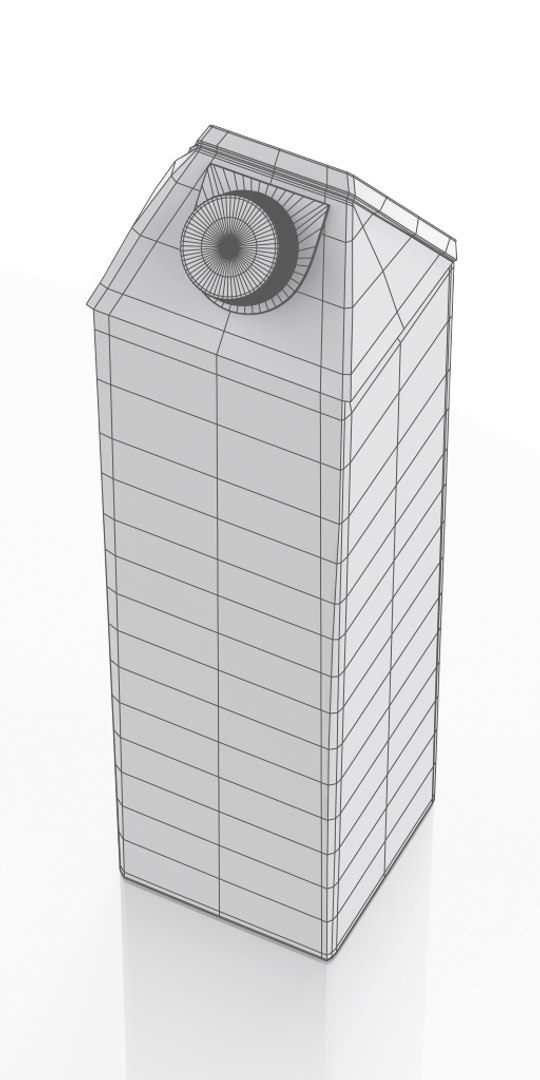 beverage containers 1000 ml 3d model