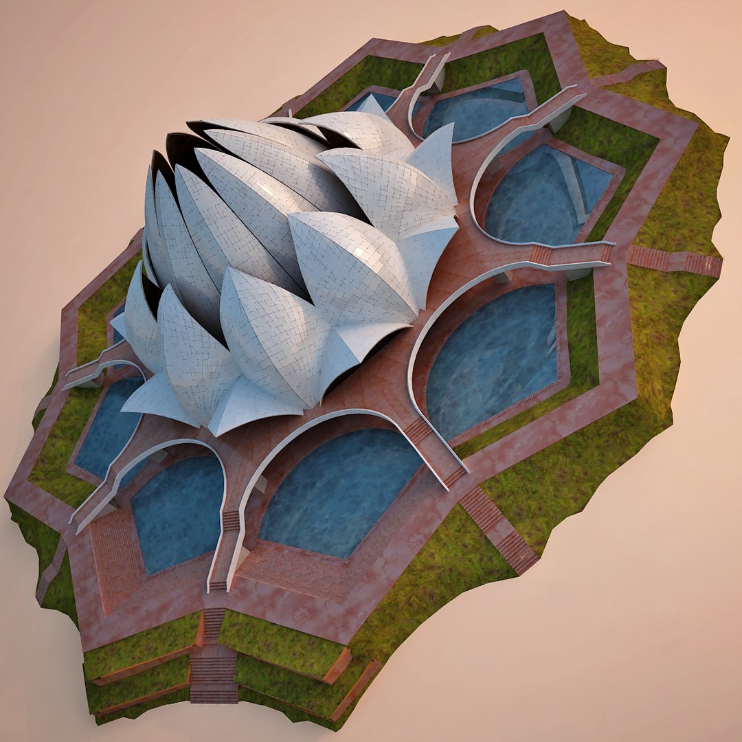 realistic temple 3d max