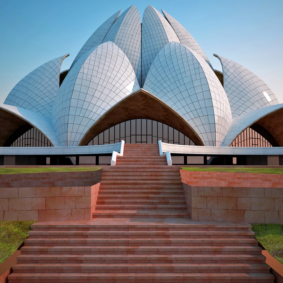 realistic temple 3d max