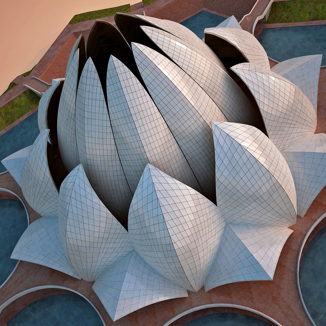 realistic temple 3d max