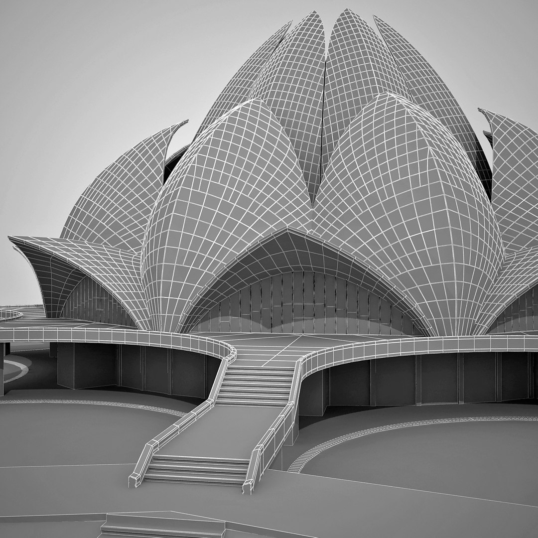 realistic temple 3d max