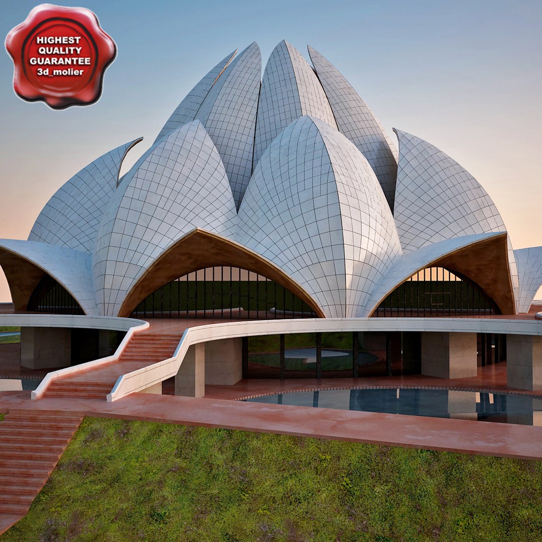 realistic temple 3d max