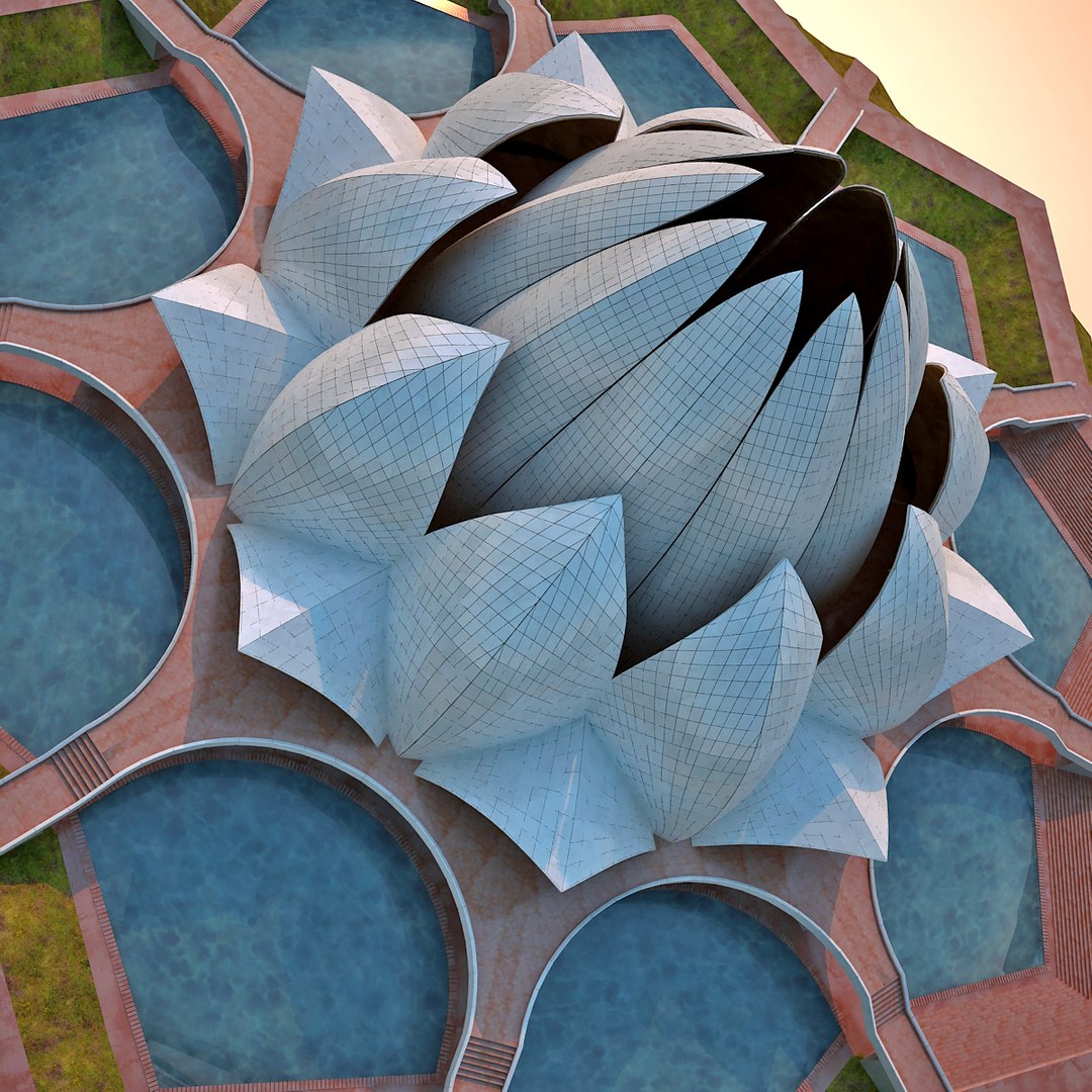 realistic temple 3d max