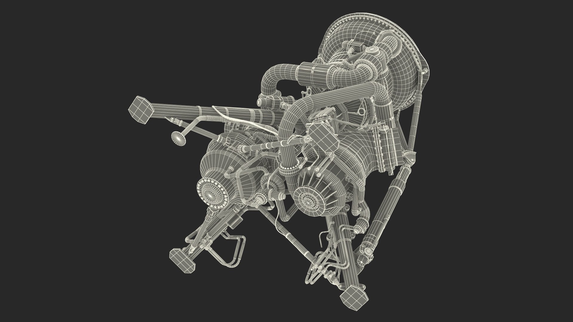 3D Liquid Rocket Engine Model - TurboSquid 2291269