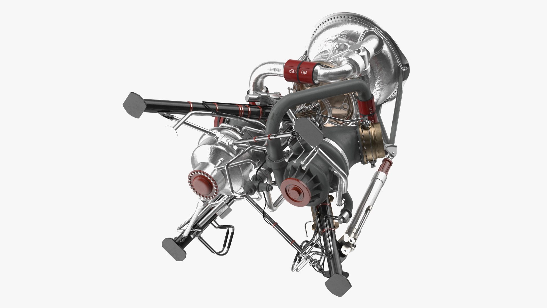 3D Liquid Rocket Engine Model - TurboSquid 2291269