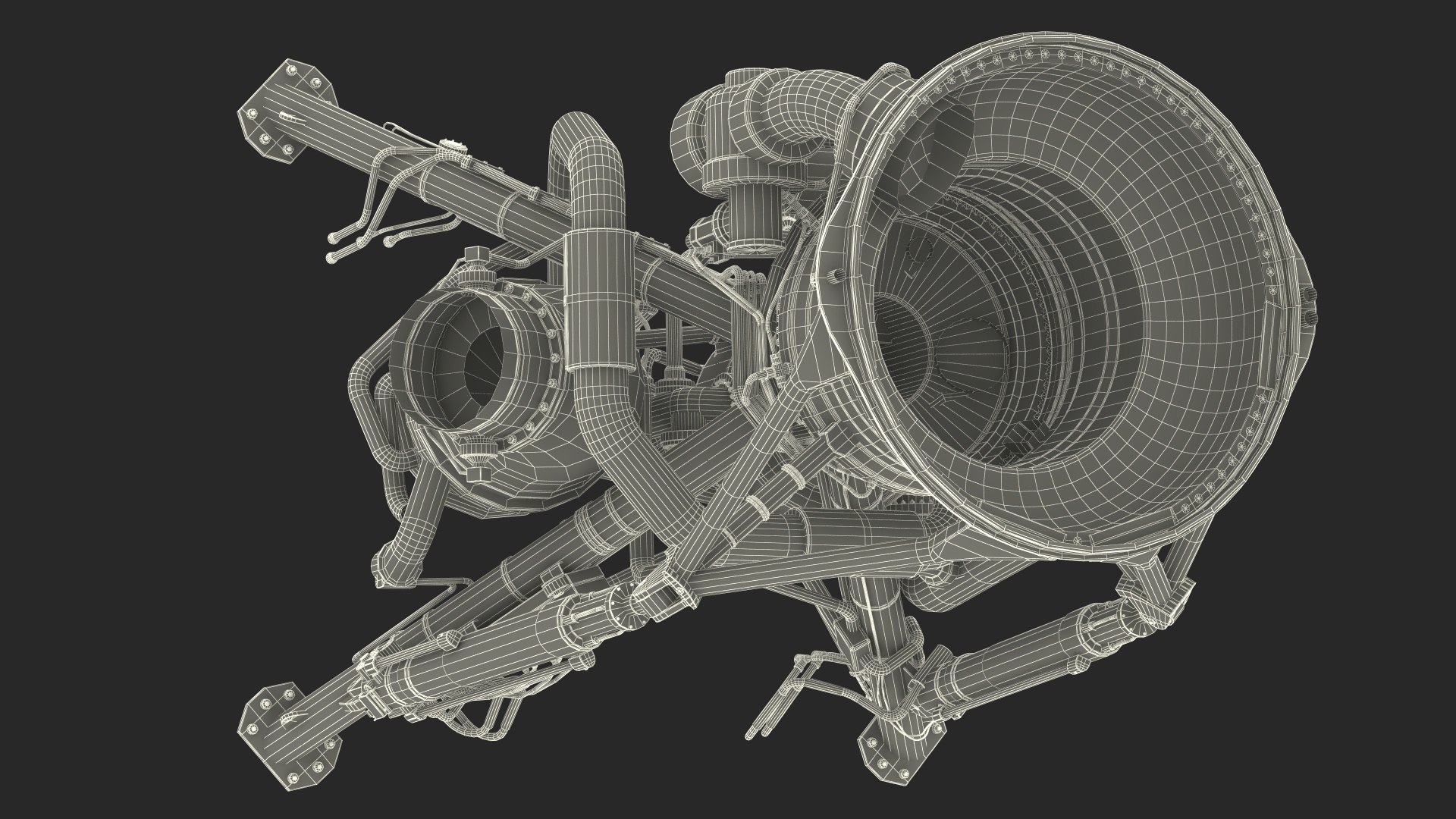 3D Liquid Rocket Engine Model - TurboSquid 2291269