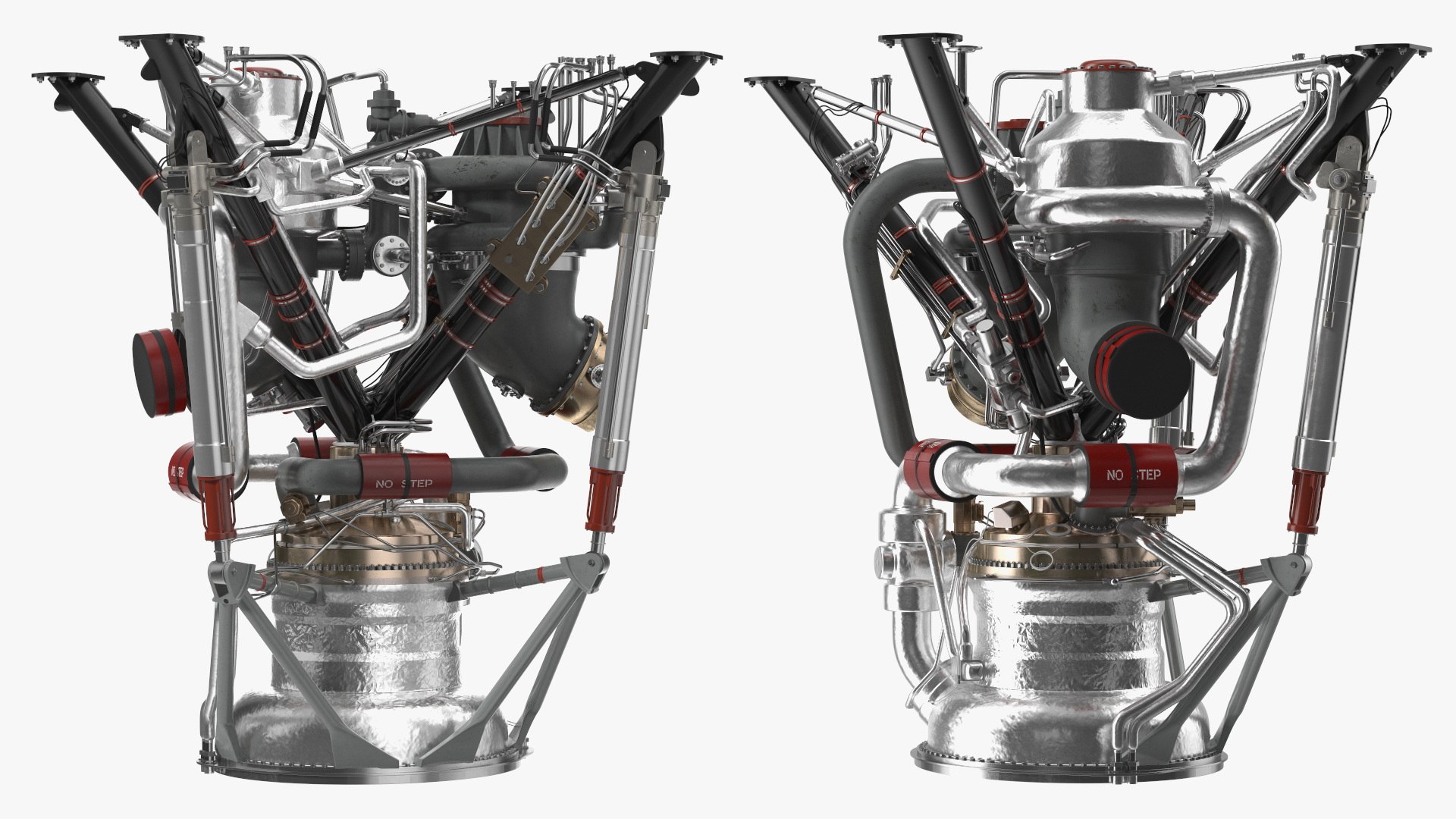 3D Liquid Rocket Engine Model - TurboSquid 2291269
