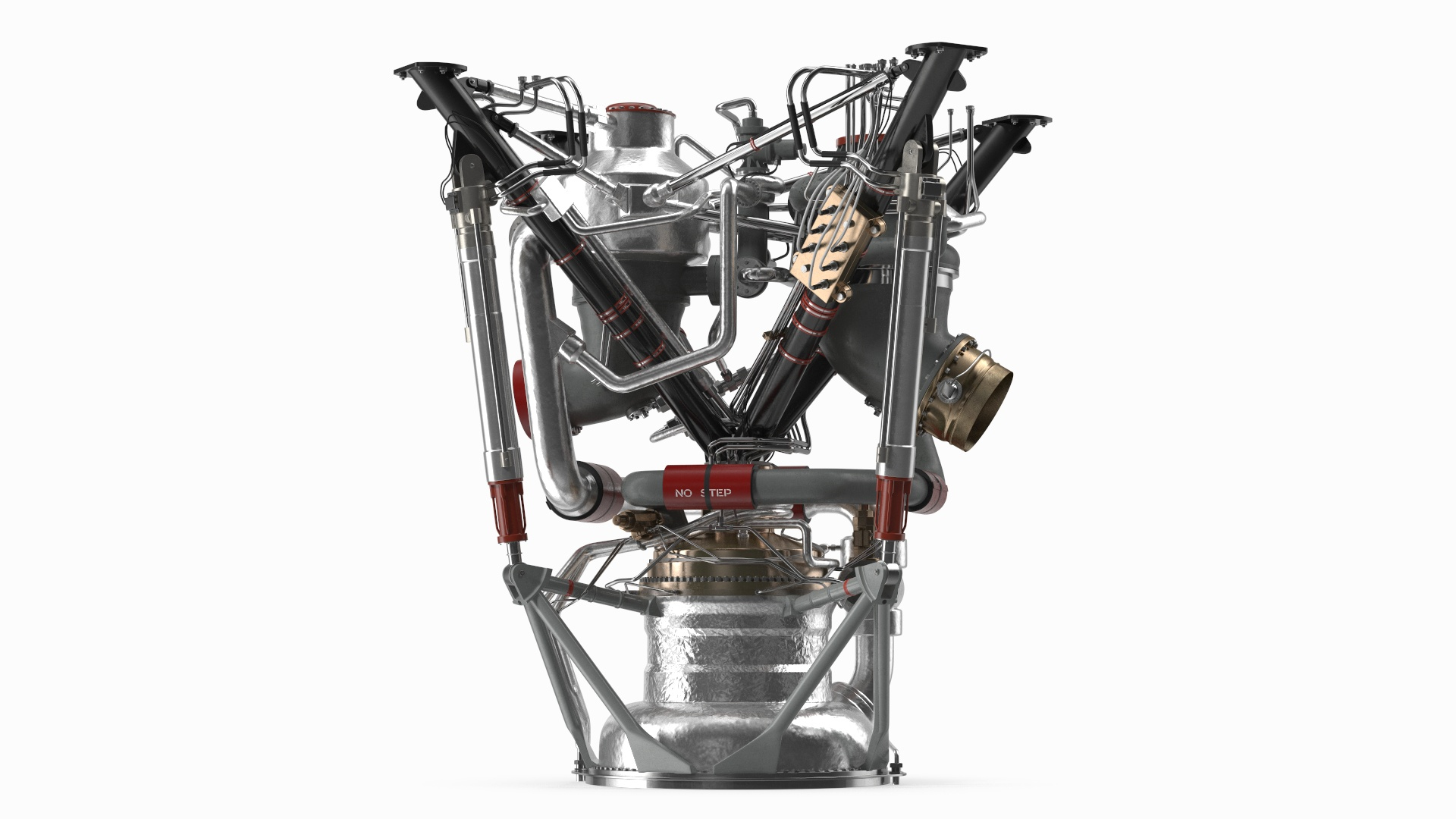 3D Liquid Rocket Engine Model - TurboSquid 2291269