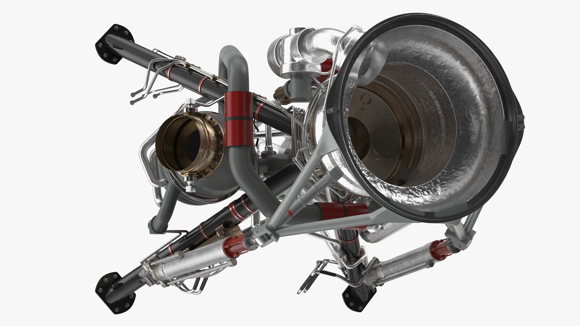 3D Liquid Rocket Engine Model - TurboSquid 2291269