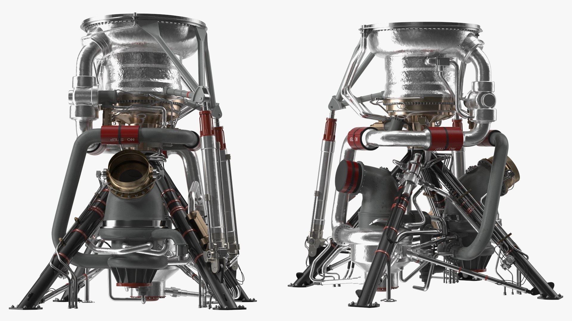 3D Liquid Rocket Engine Model - TurboSquid 2291269