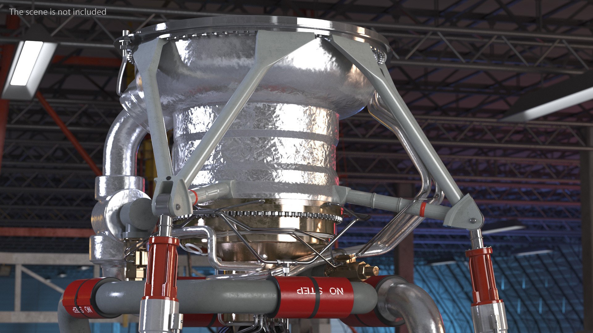 3D Liquid Rocket Engine Model - TurboSquid 2291269