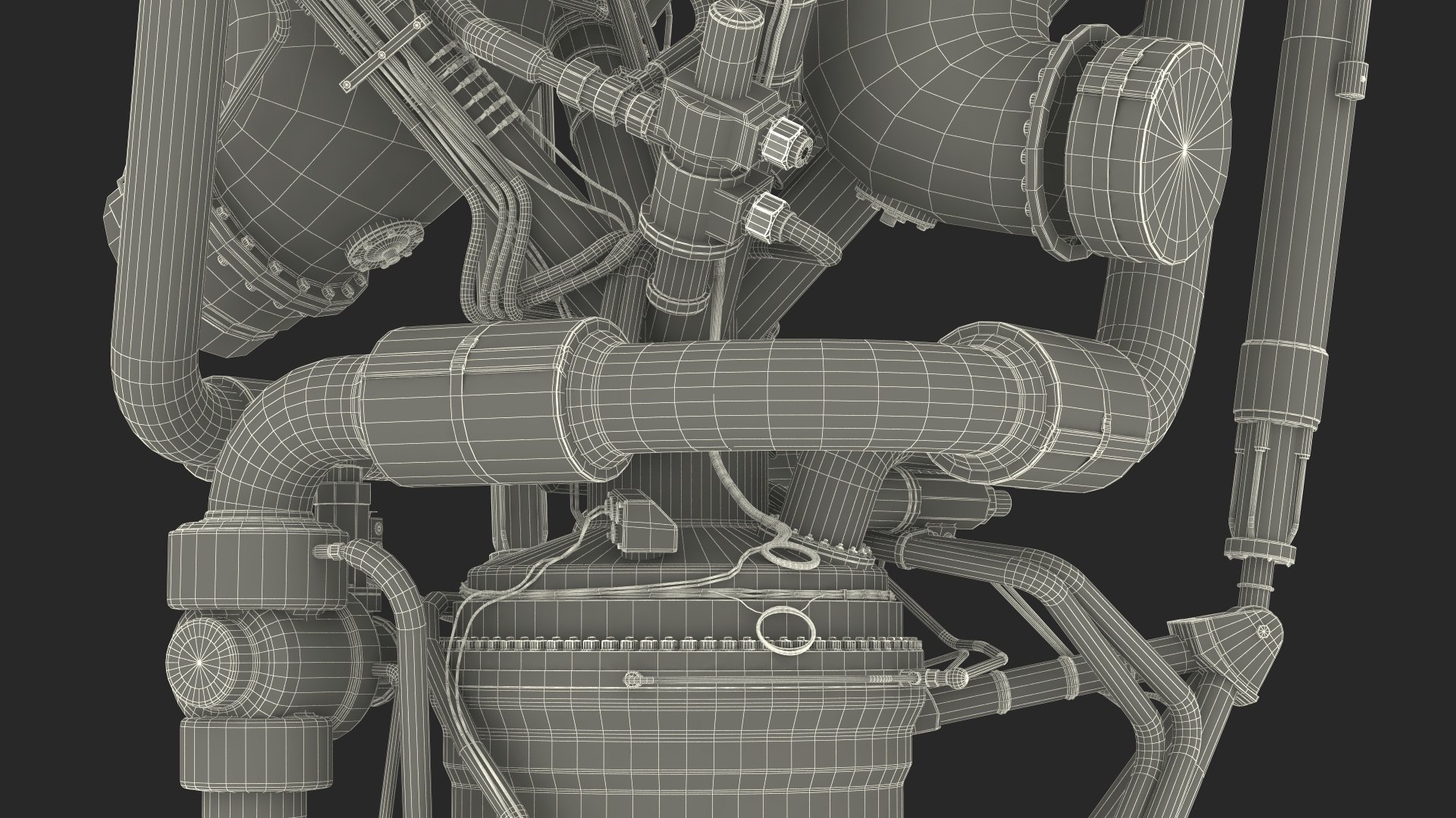 3D Liquid Rocket Engine Model - TurboSquid 2291269