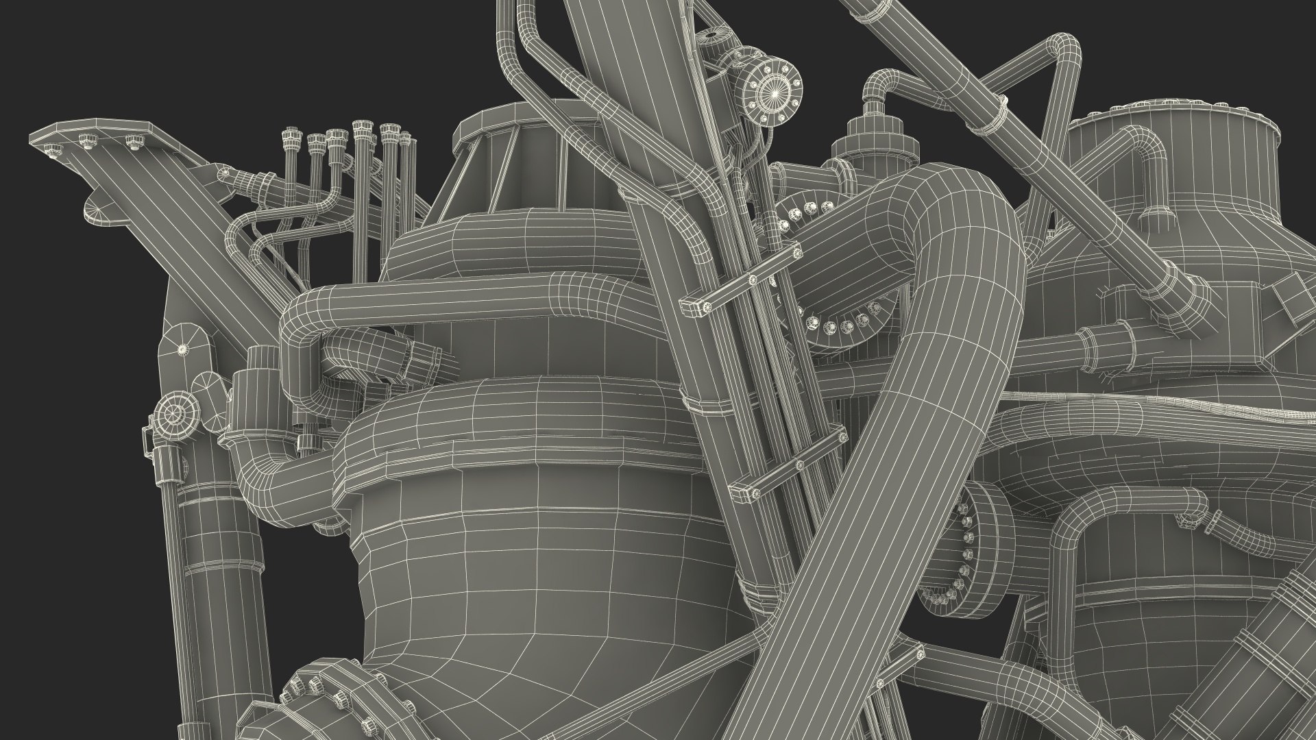 3D Liquid Rocket Engine Model - TurboSquid 2291269