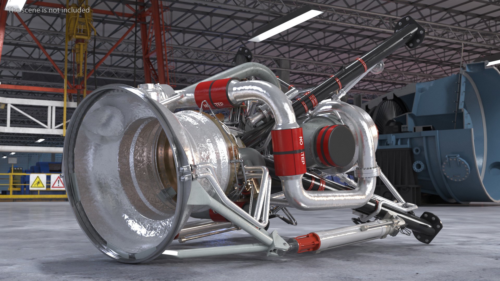 3D Liquid Rocket Engine Model - TurboSquid 2291269