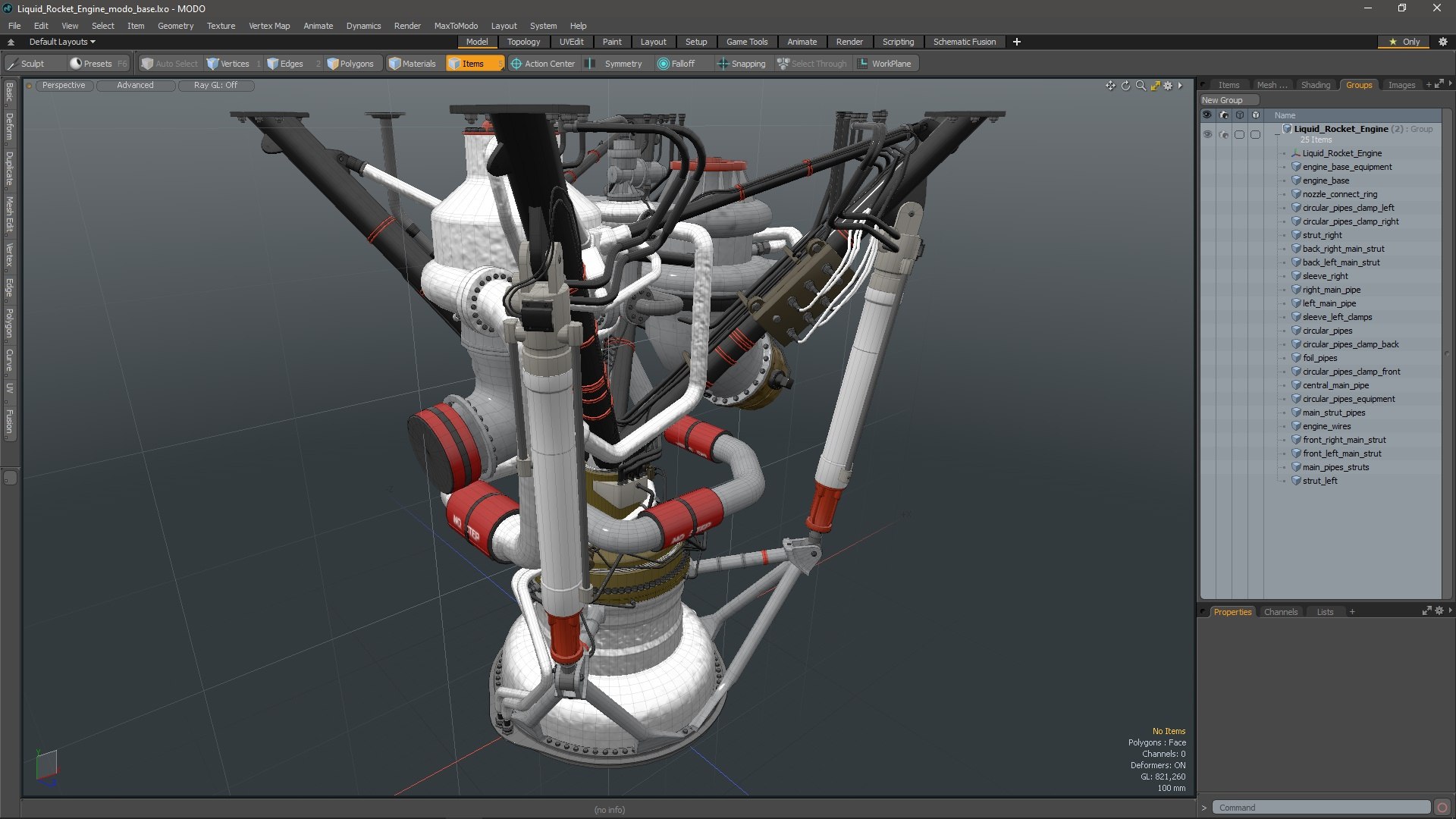 3D Liquid Rocket Engine Model - TurboSquid 2291269