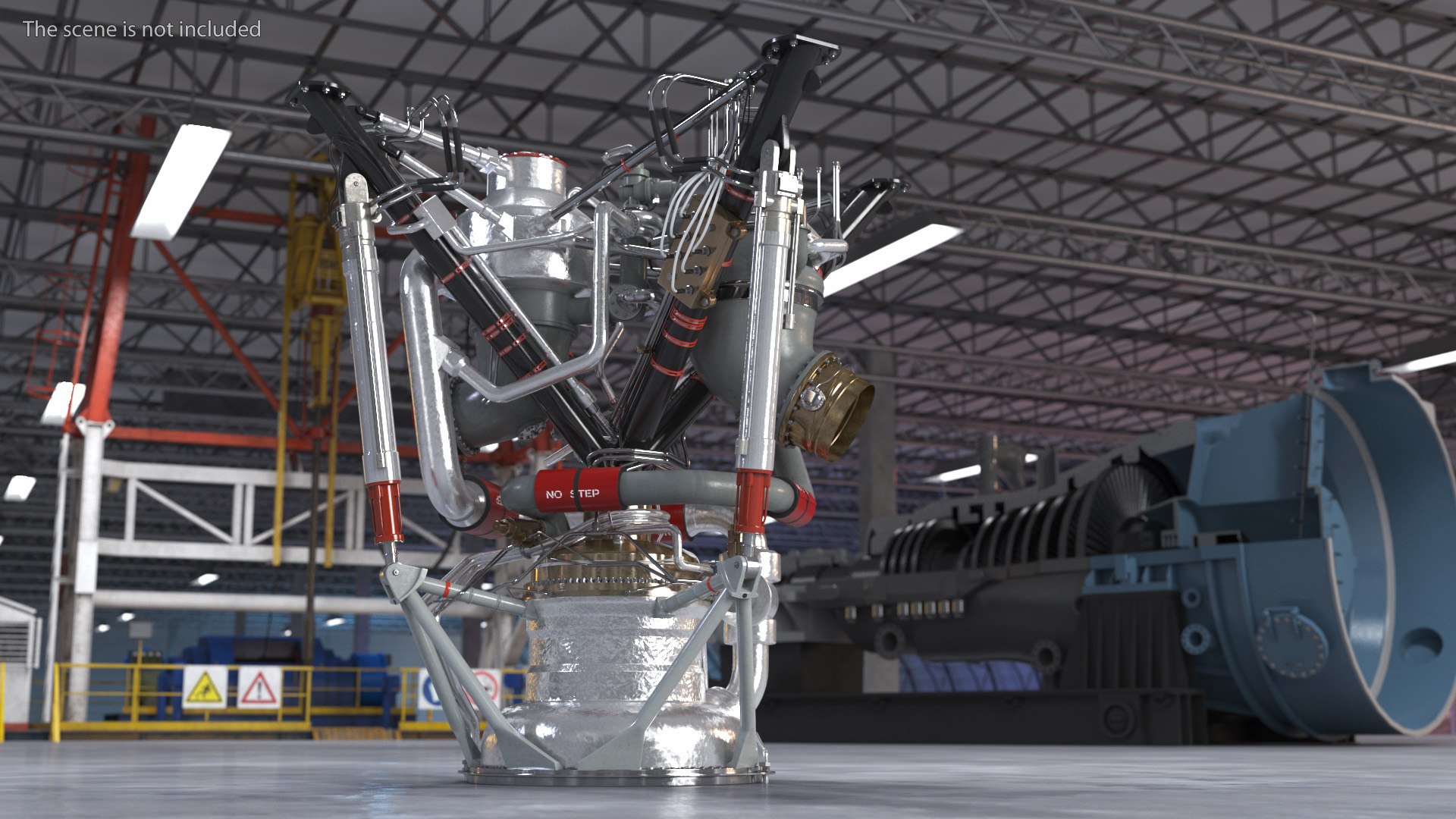 3D Liquid Rocket Engine Model - TurboSquid 2291269