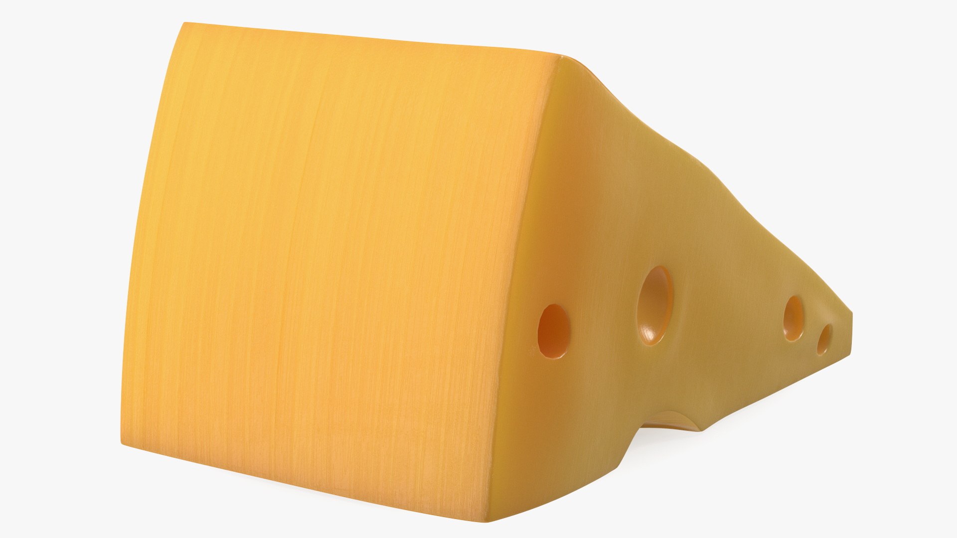 Swiss Cheese Wedge 3D - TurboSquid 2219839