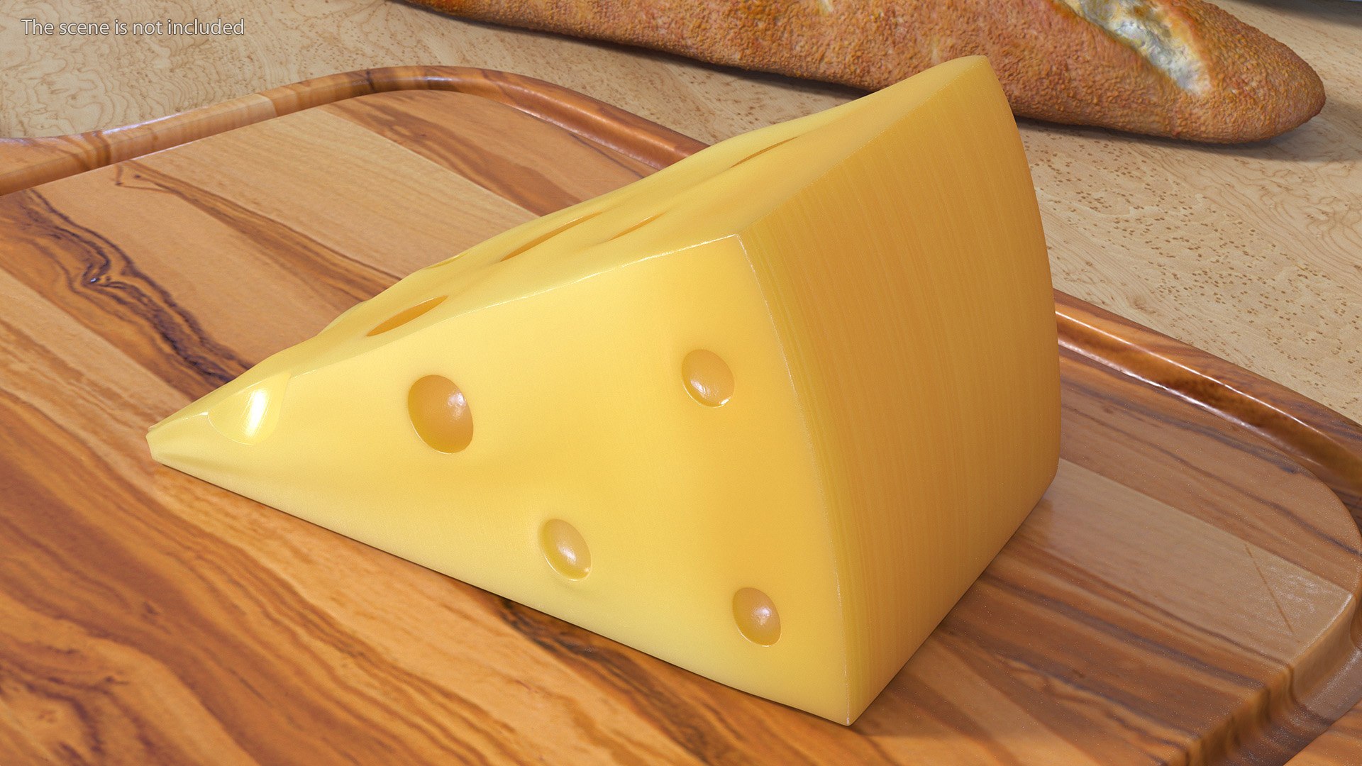 Swiss Cheese Wedge 3D - TurboSquid 2219839