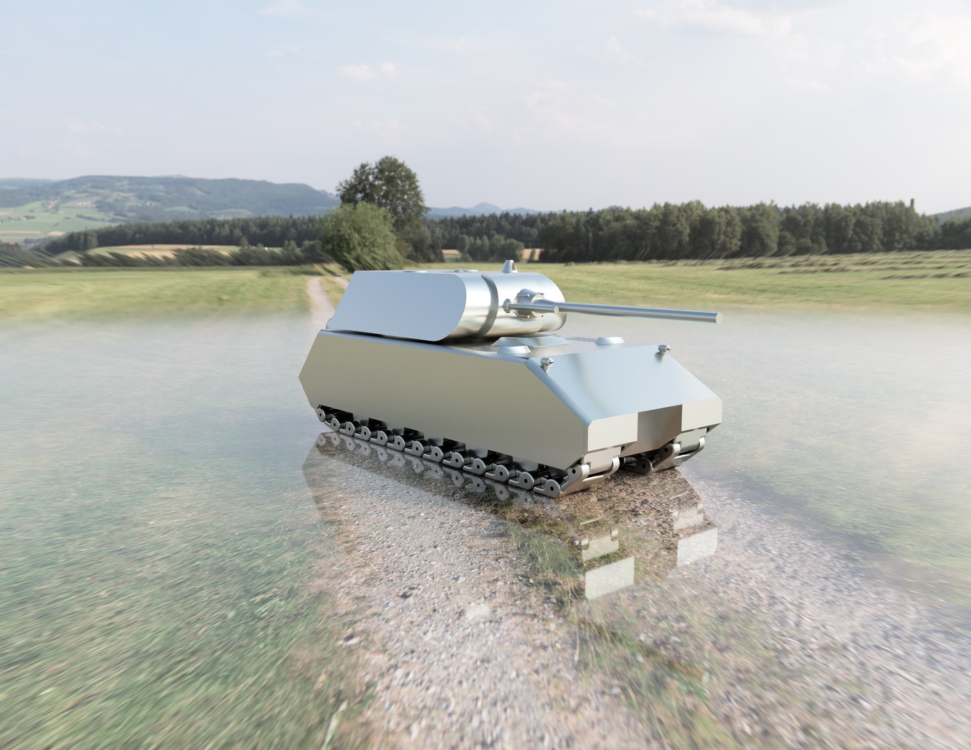 modelo 3d Panzerkampfwagen VIII Maus - TurboSquid 2033093