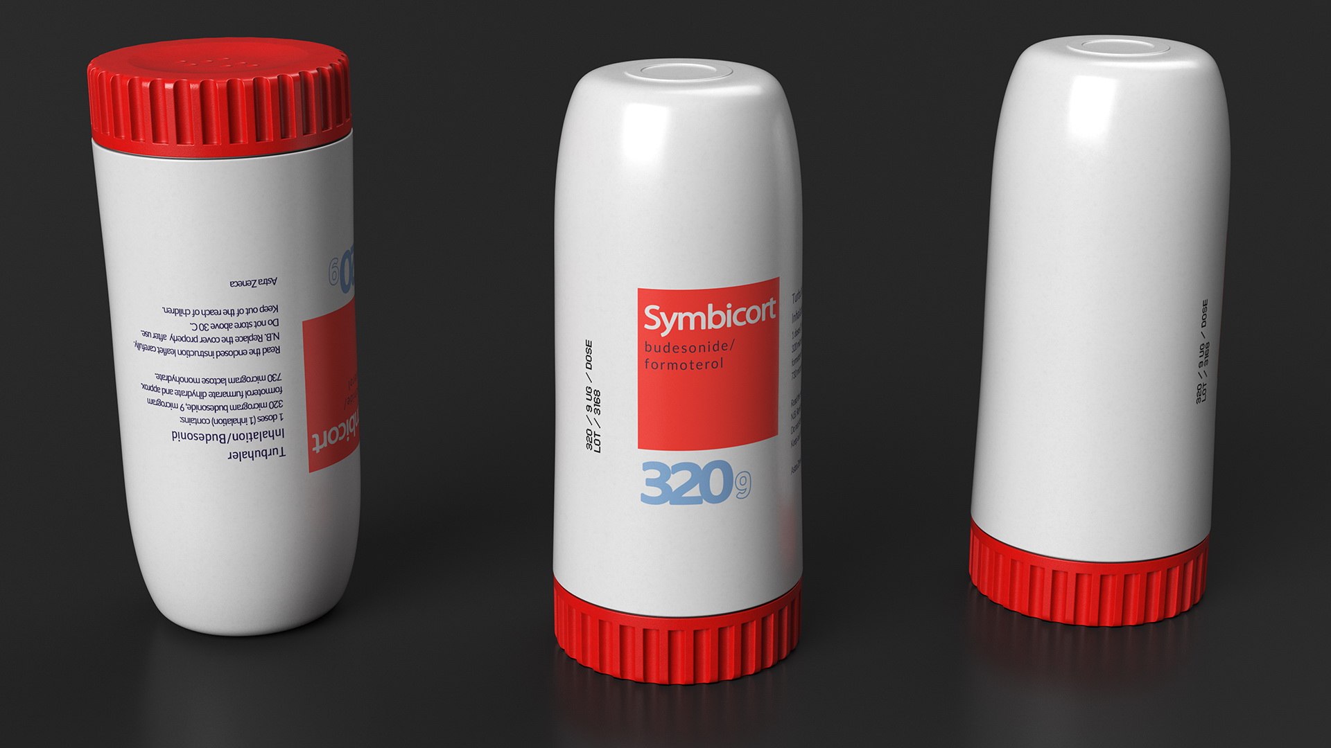 Symbicort Asthma Inhaler 3D Model - TurboSquid 2183344