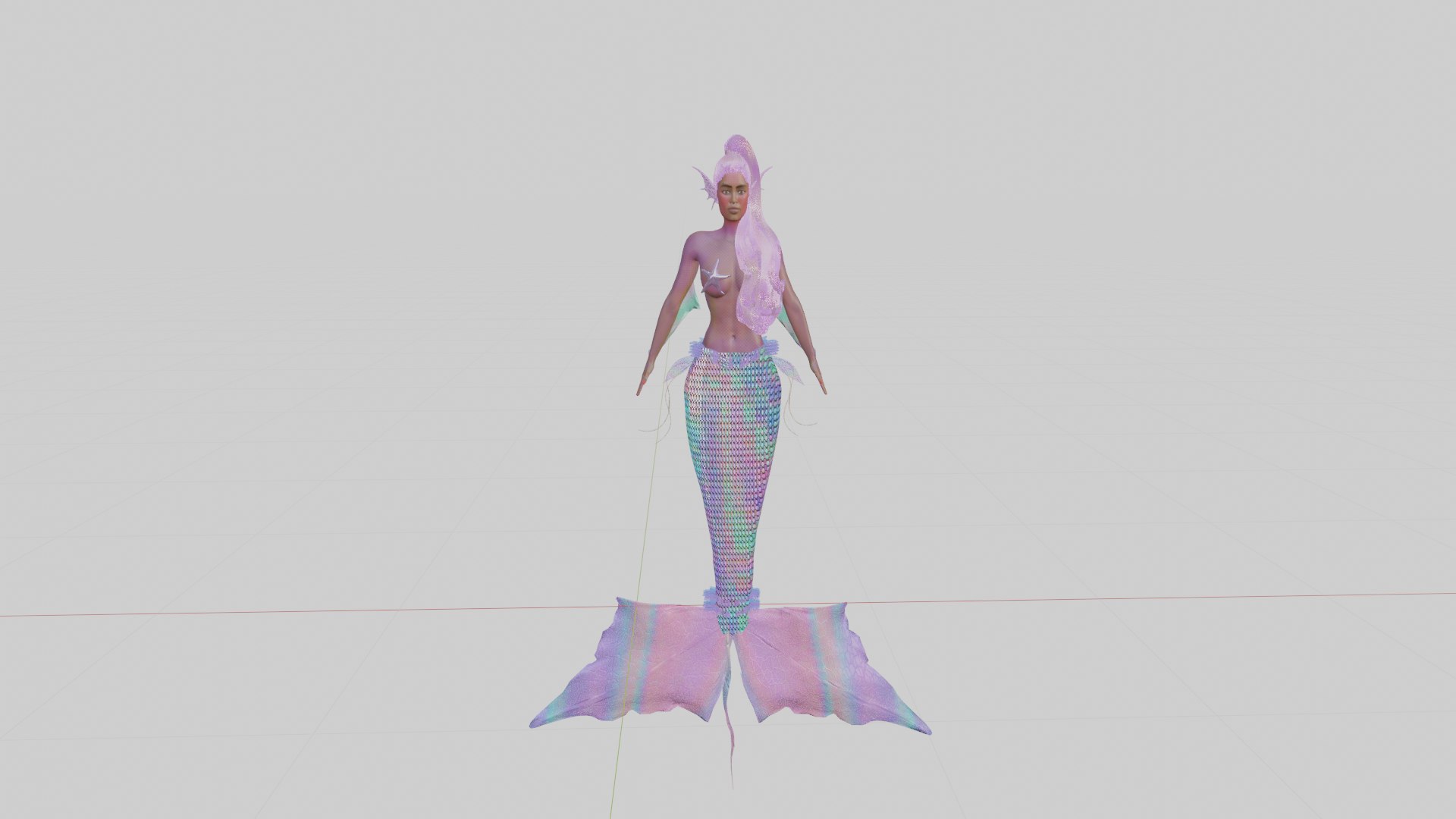 Mermaid 3D model - TurboSquid 2092205