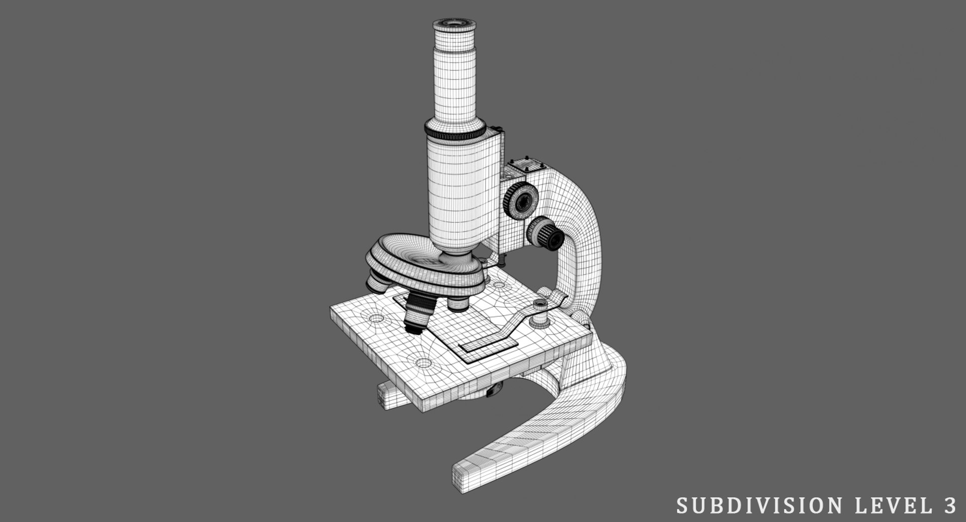 3D Model Lightwave Microscope - TurboSquid 1257751