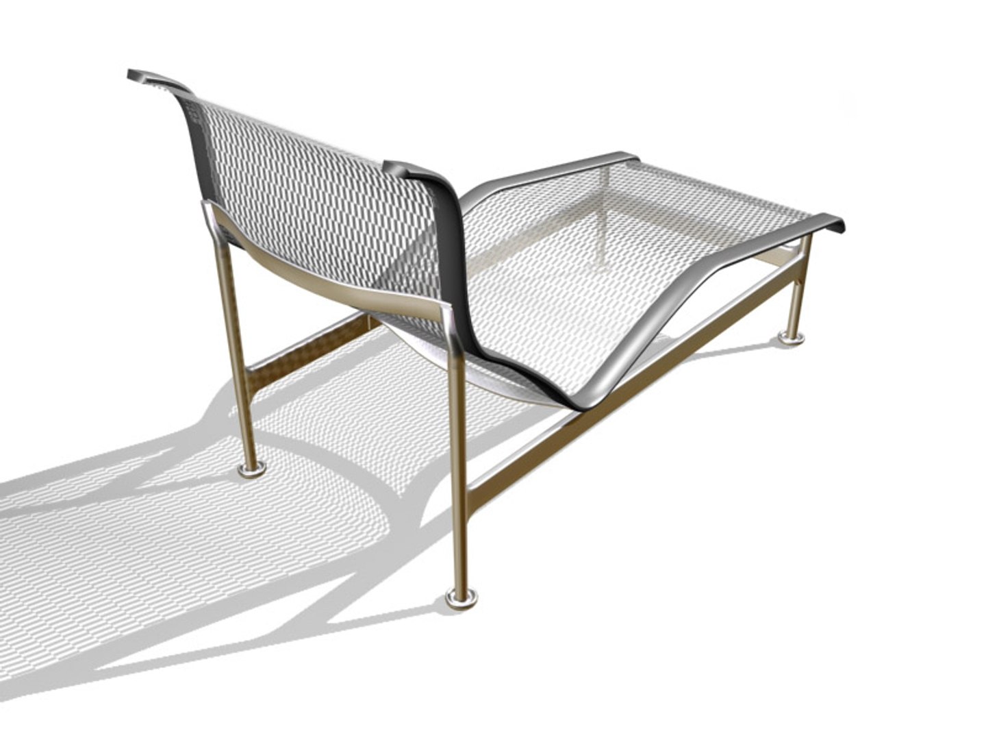 3d Model Contour Chaise Longue