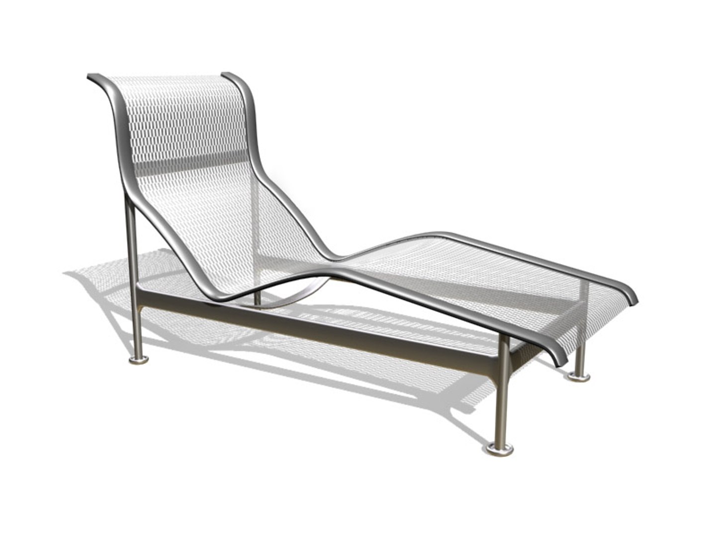 3d Model Contour Chaise Longue