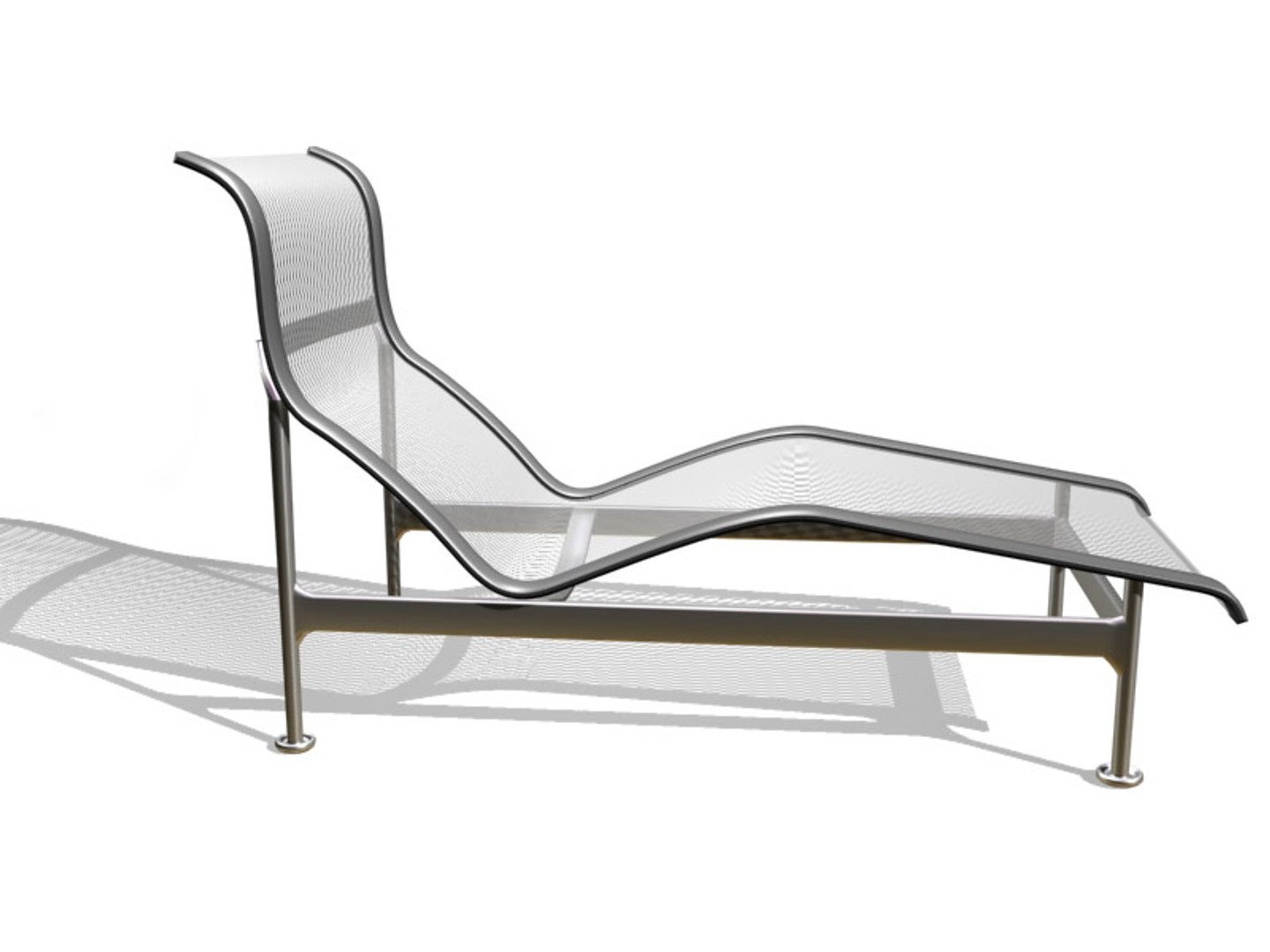 3d Model Contour Chaise Longue