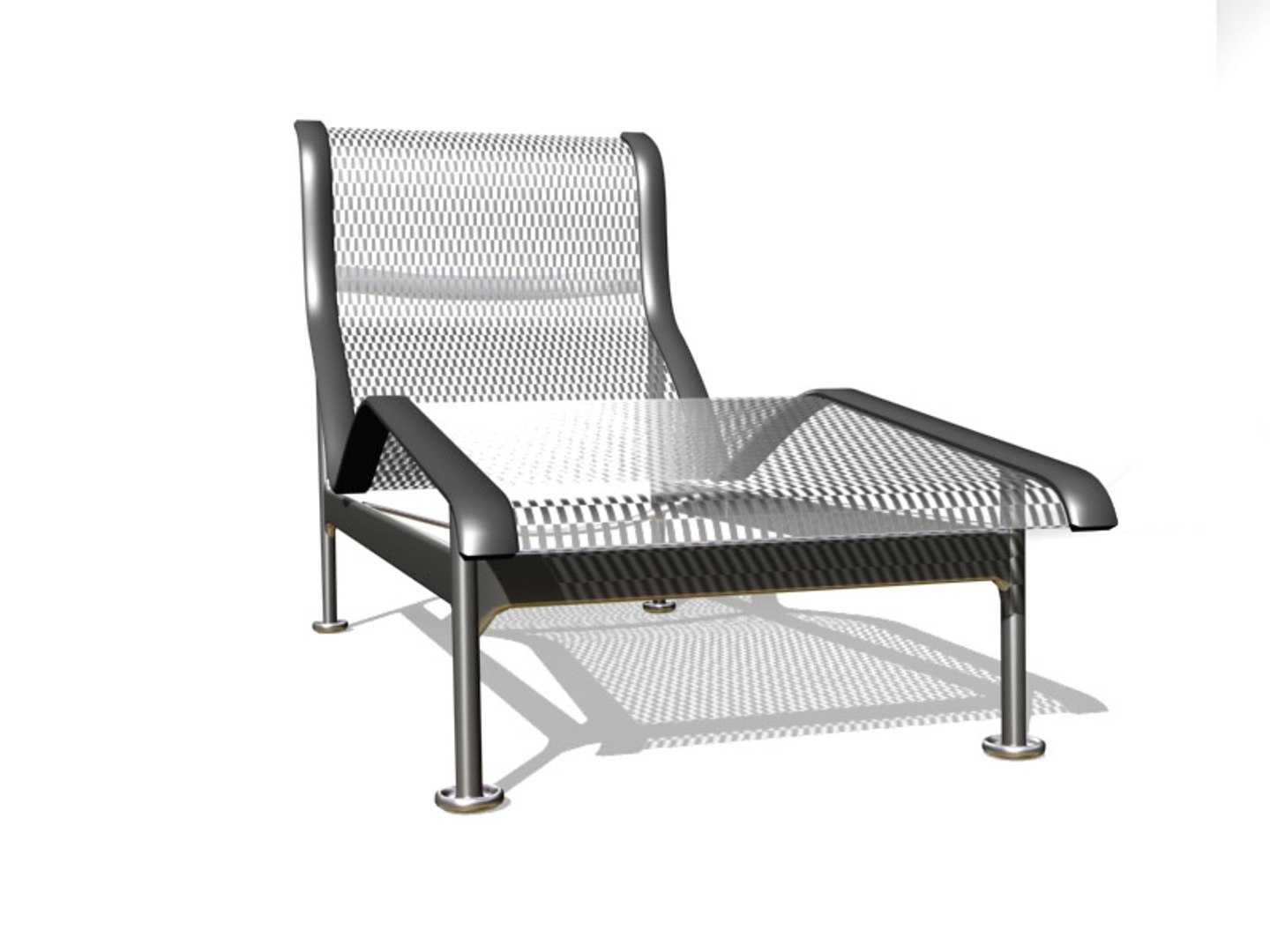 3d Model Contour Chaise Longue