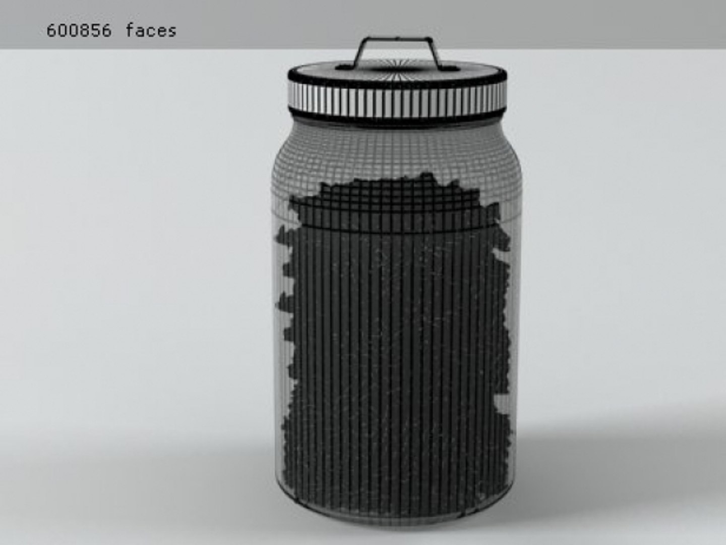 Glass Jar 3D Model - TurboSquid 1176384
