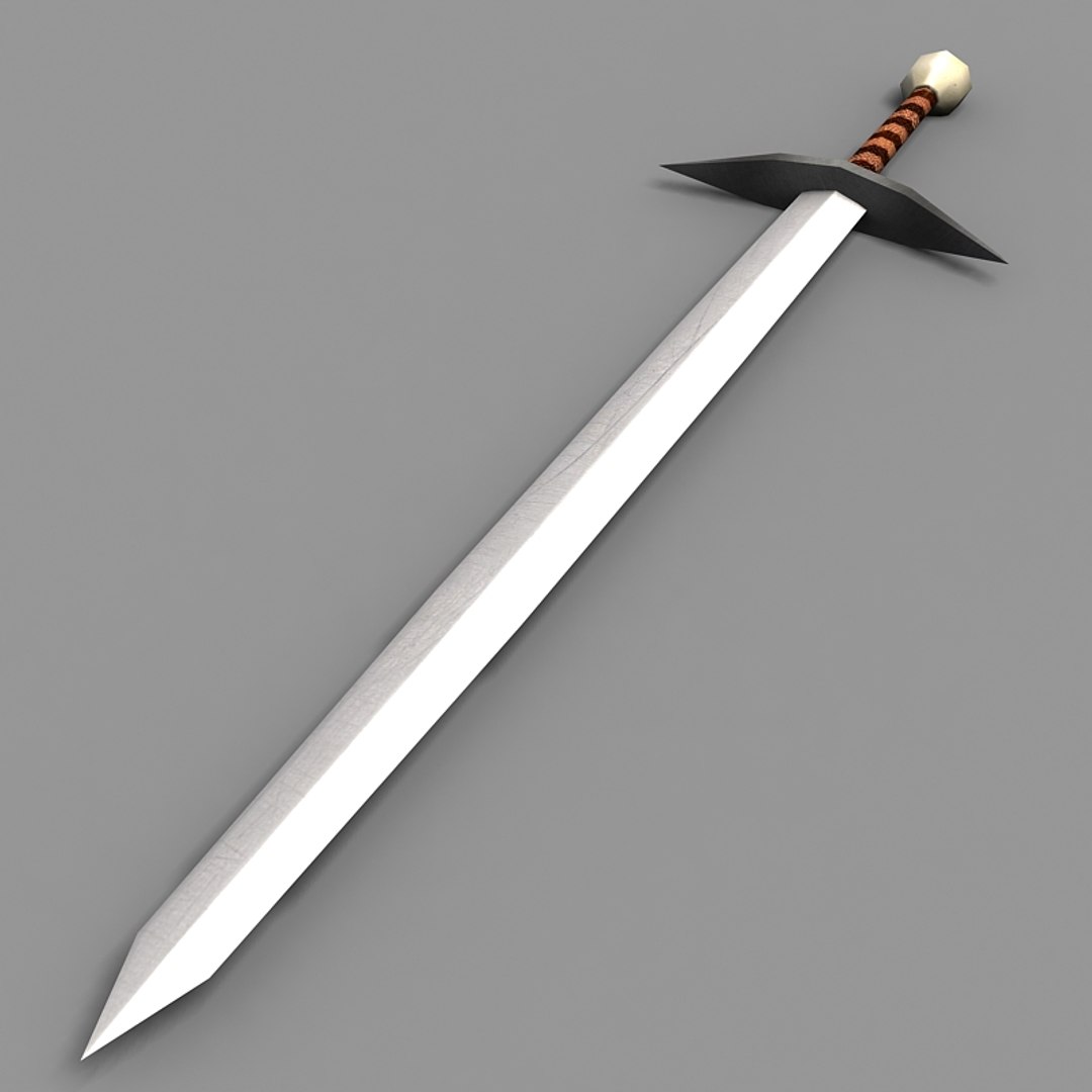 free sword 3d model