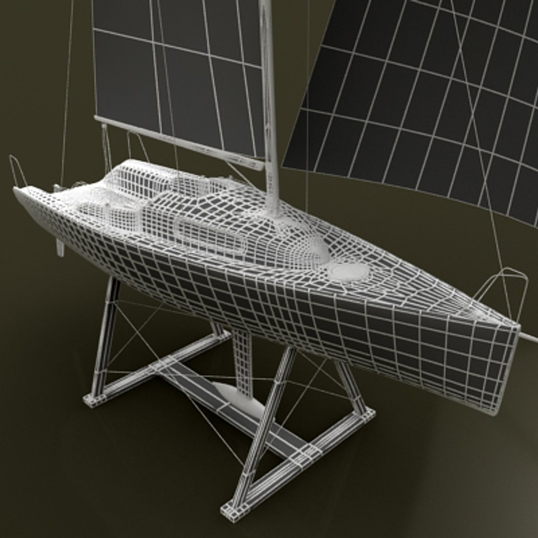Yacht Columbia 3d Model