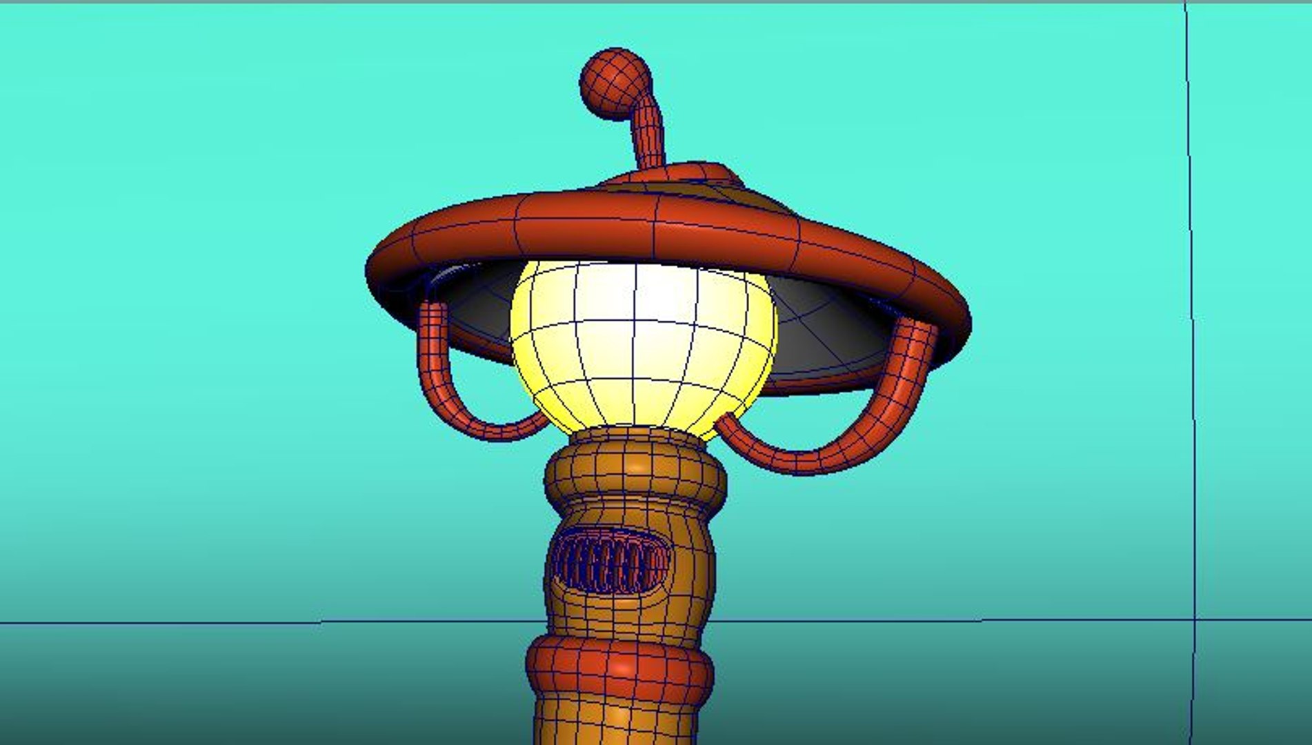 Cartoon Street Lights 3D - TurboSquid 1395985