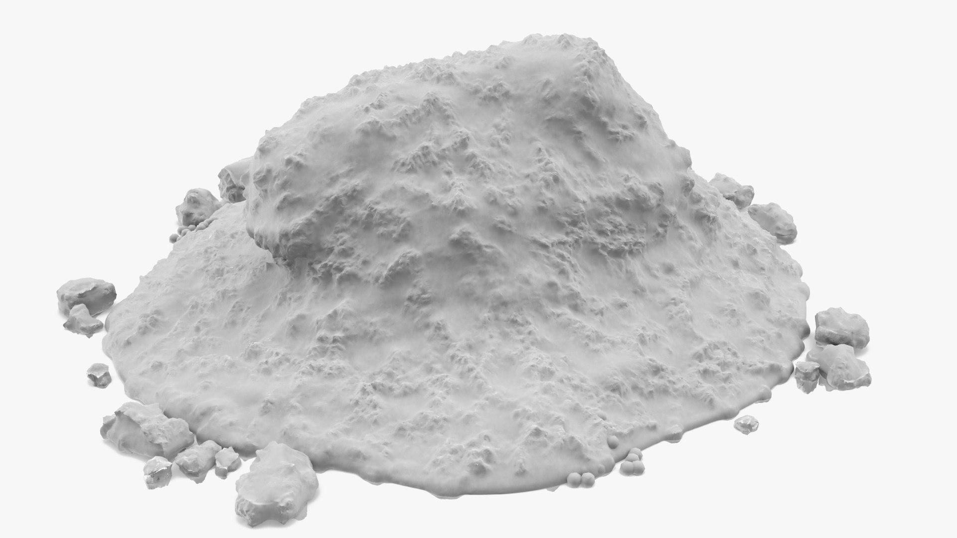 Winter Snow Pile 3D Model - TurboSquid 2117688