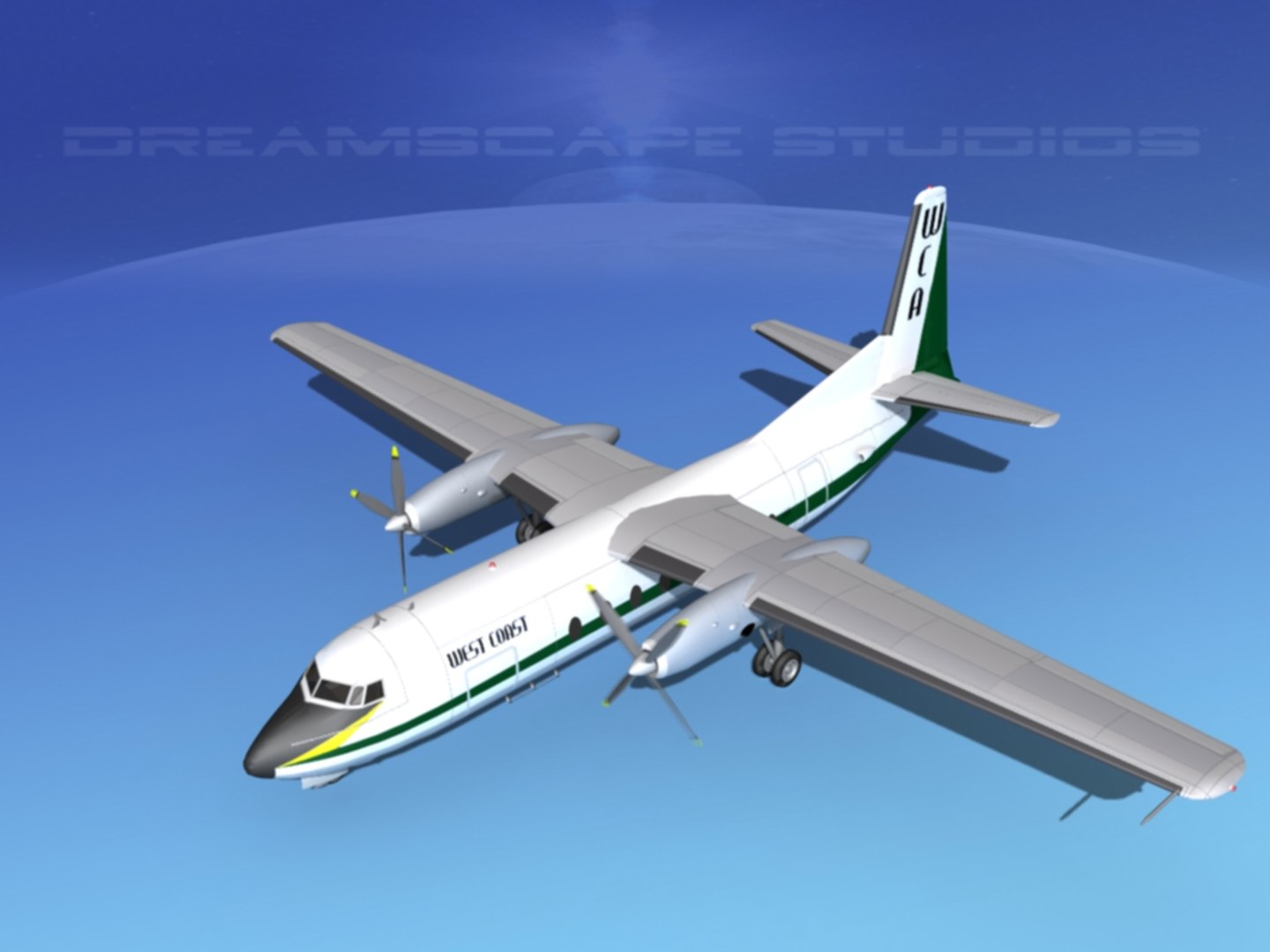 3ds Fairchild Airliner West Coast