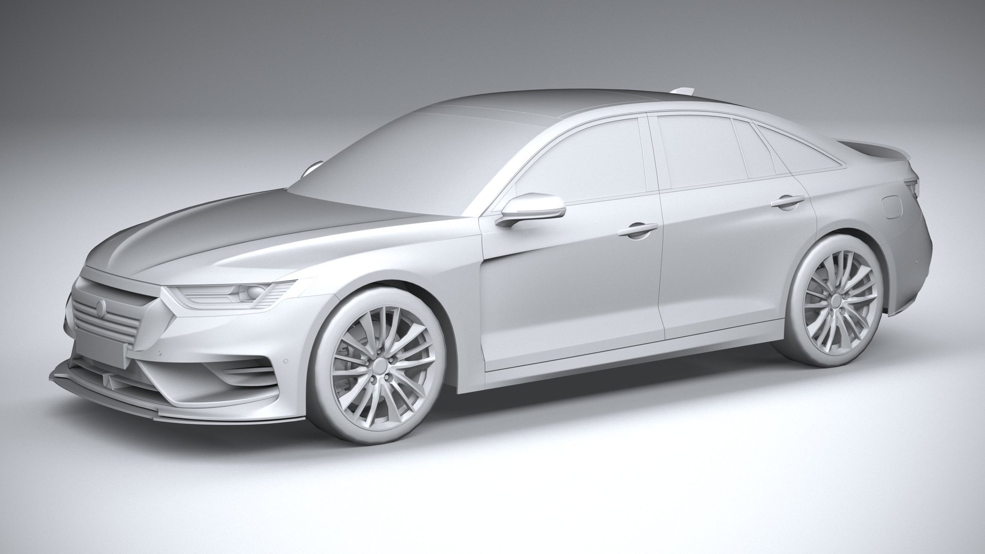 Generic Sedan V2 2020 LowPoly 3D - TurboSquid 1813110