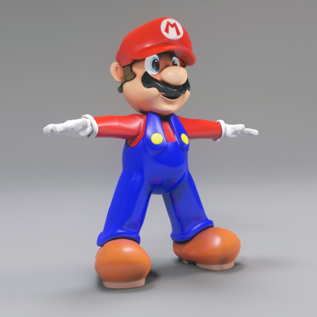 Super Mario 3d Model