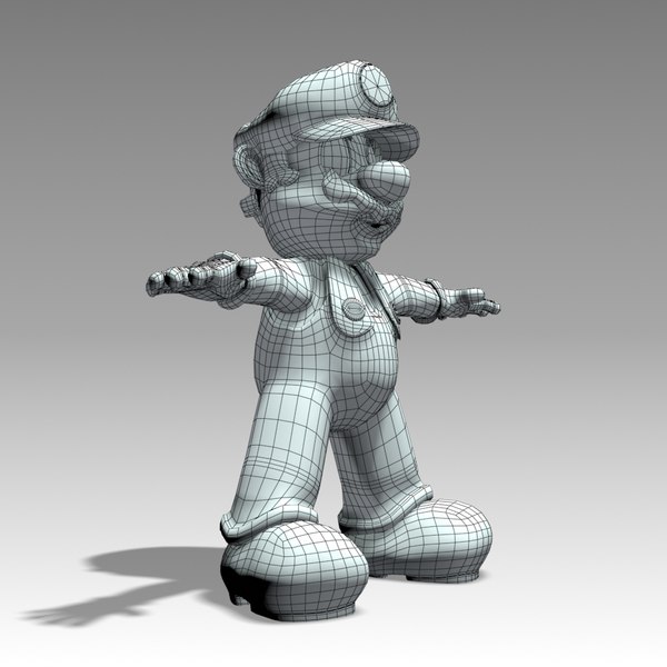 super mario 3d model