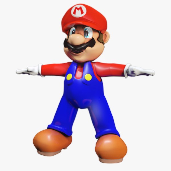 super mario 3d model