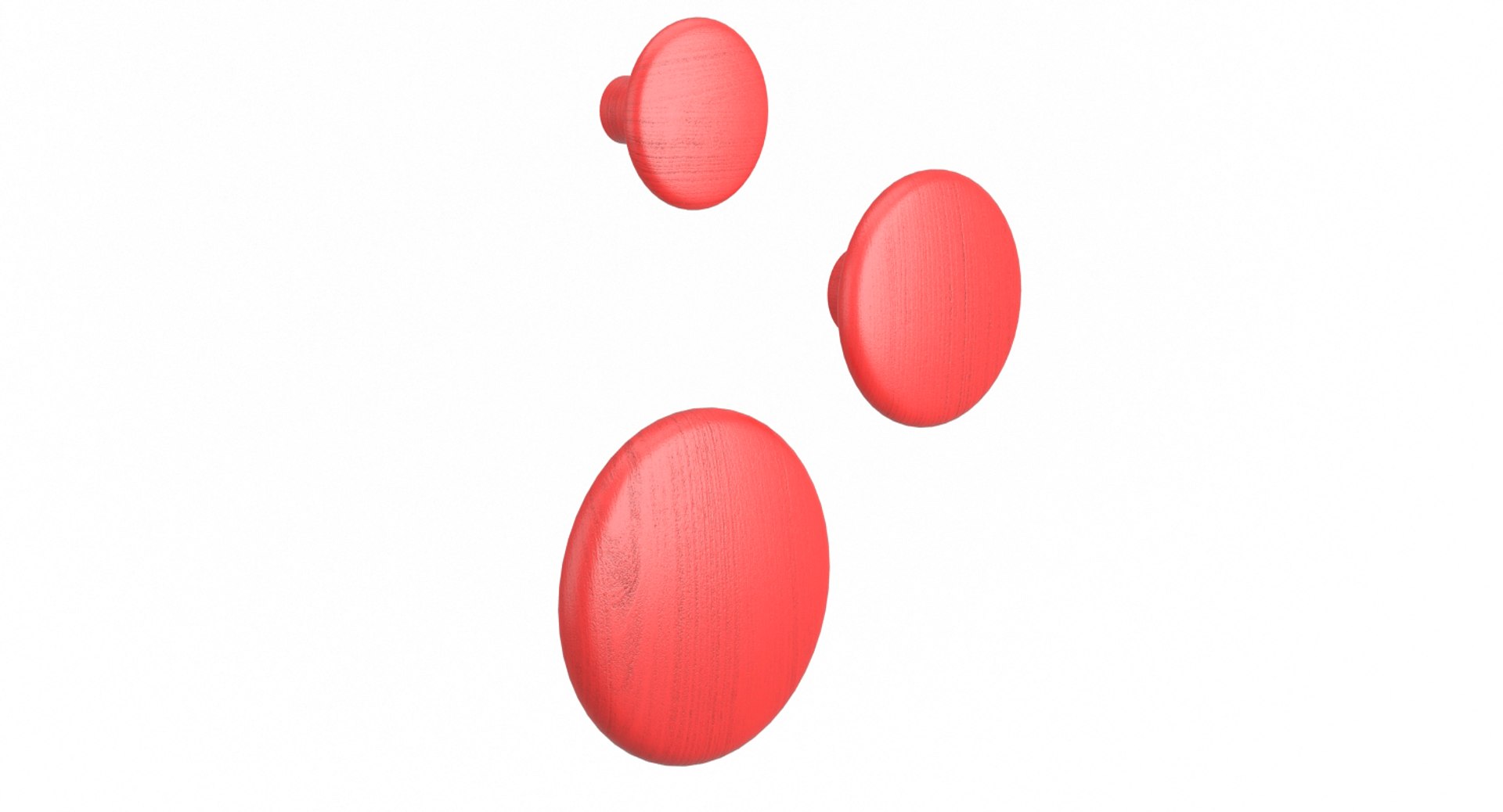 Muuto Dots Coat Hooks 3d Model