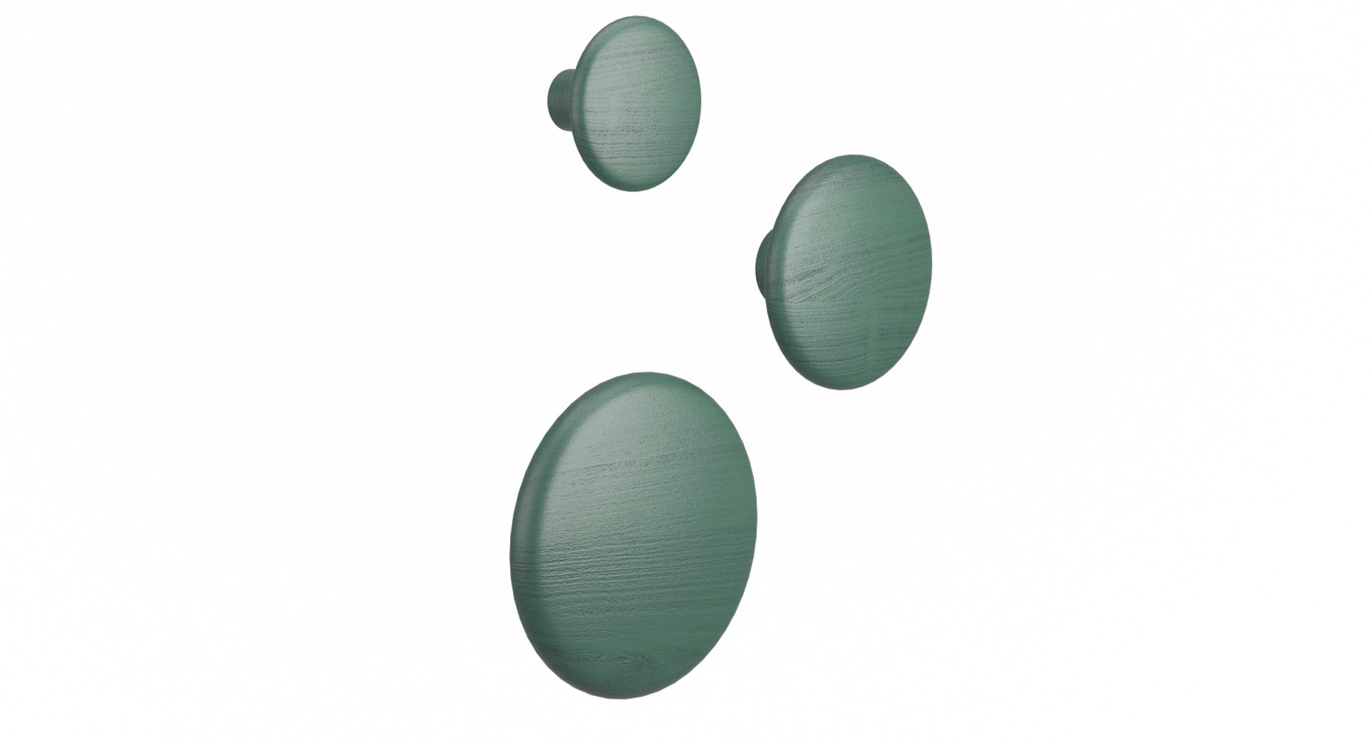 Muuto Dots Coat Hooks 3d Model