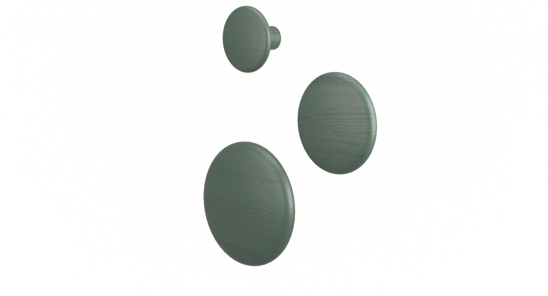 Muuto Dots Coat Hooks 3d Model