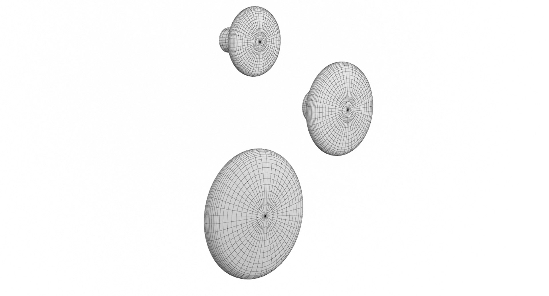 Muuto Dots Coat Hooks 3d Model