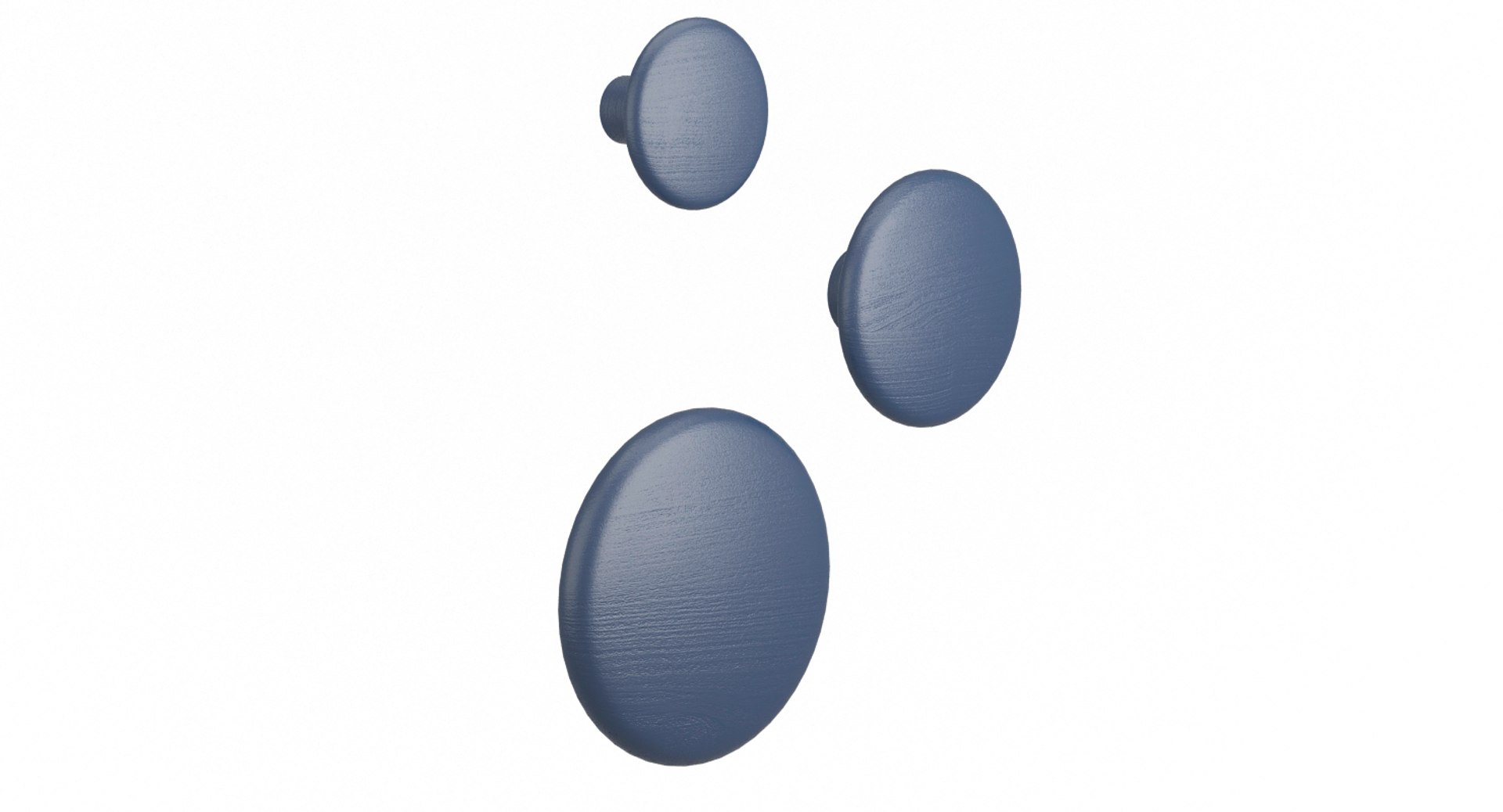 Muuto Dots Coat Hooks 3d Model