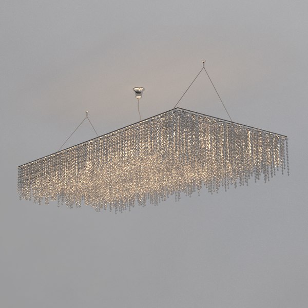 Chandelier crystal v-rec model - TurboSquid 1380311