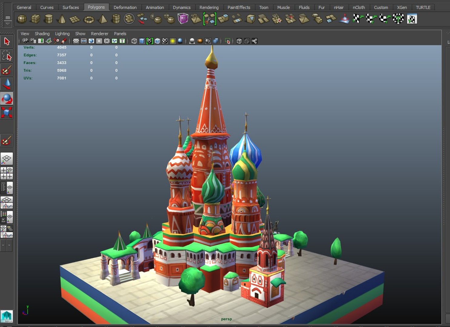 Basils cathedral moscow kremlin 3D model - TurboSquid 1276648