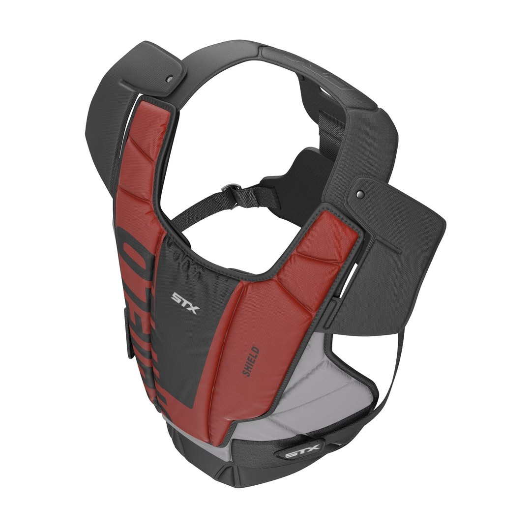 3d hockey goalie chest protector model
